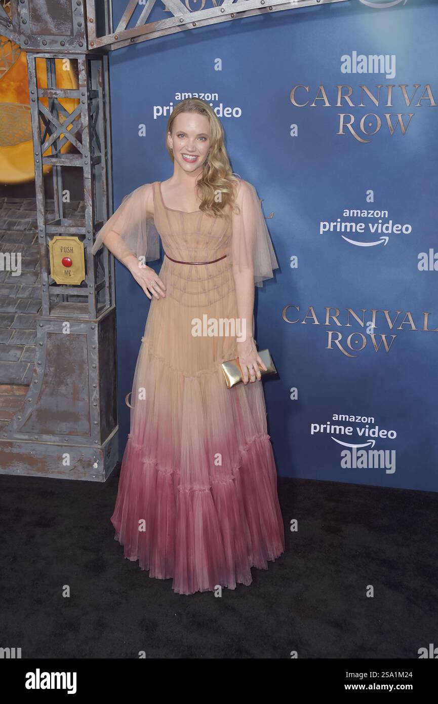 Tamzin Merchant at the LA Premiere of "Carnival Row", Los Angeles, USA ...
