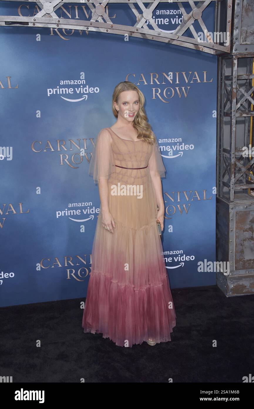 Tamzin Merchant at the LA Premiere of "Carnival Row", Los Angeles, USA ...
