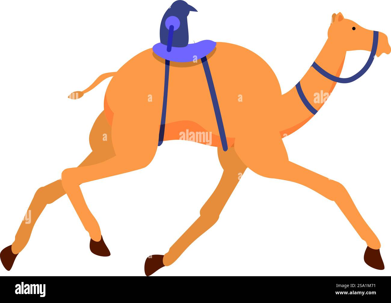 Running camel icon cartoon vector. Dubai arab racing. United chase ...