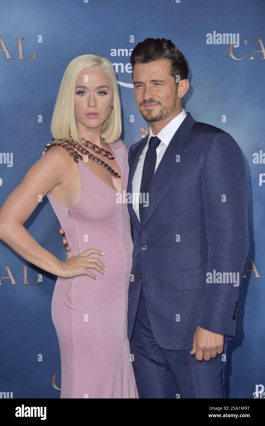 Katy Perry and Orlando Bloom at the LA Premiere of "Carnival Row", Los ...