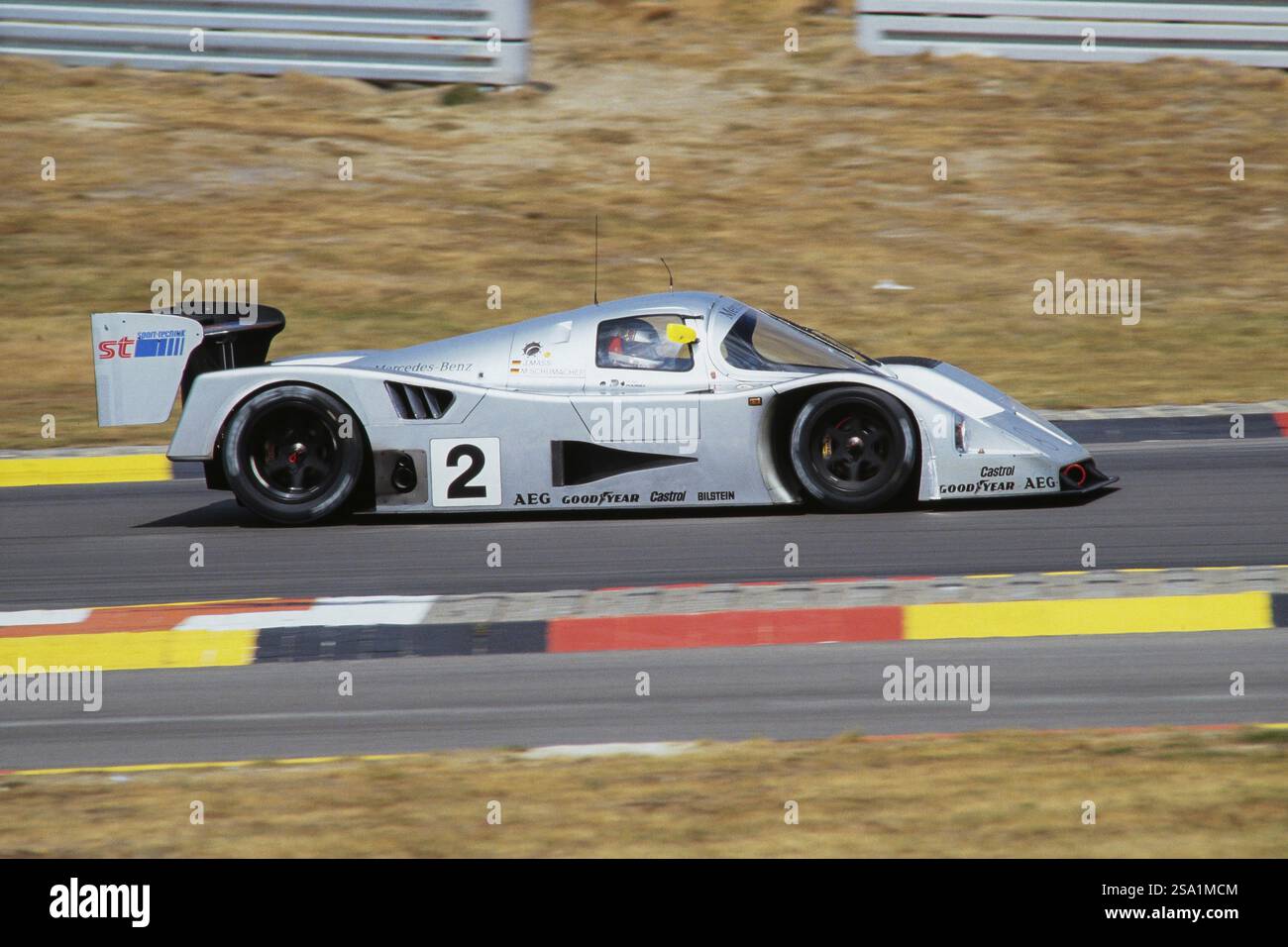 Racing driver Michael Schumacher, Sauber Mercedes team, in the silver ...