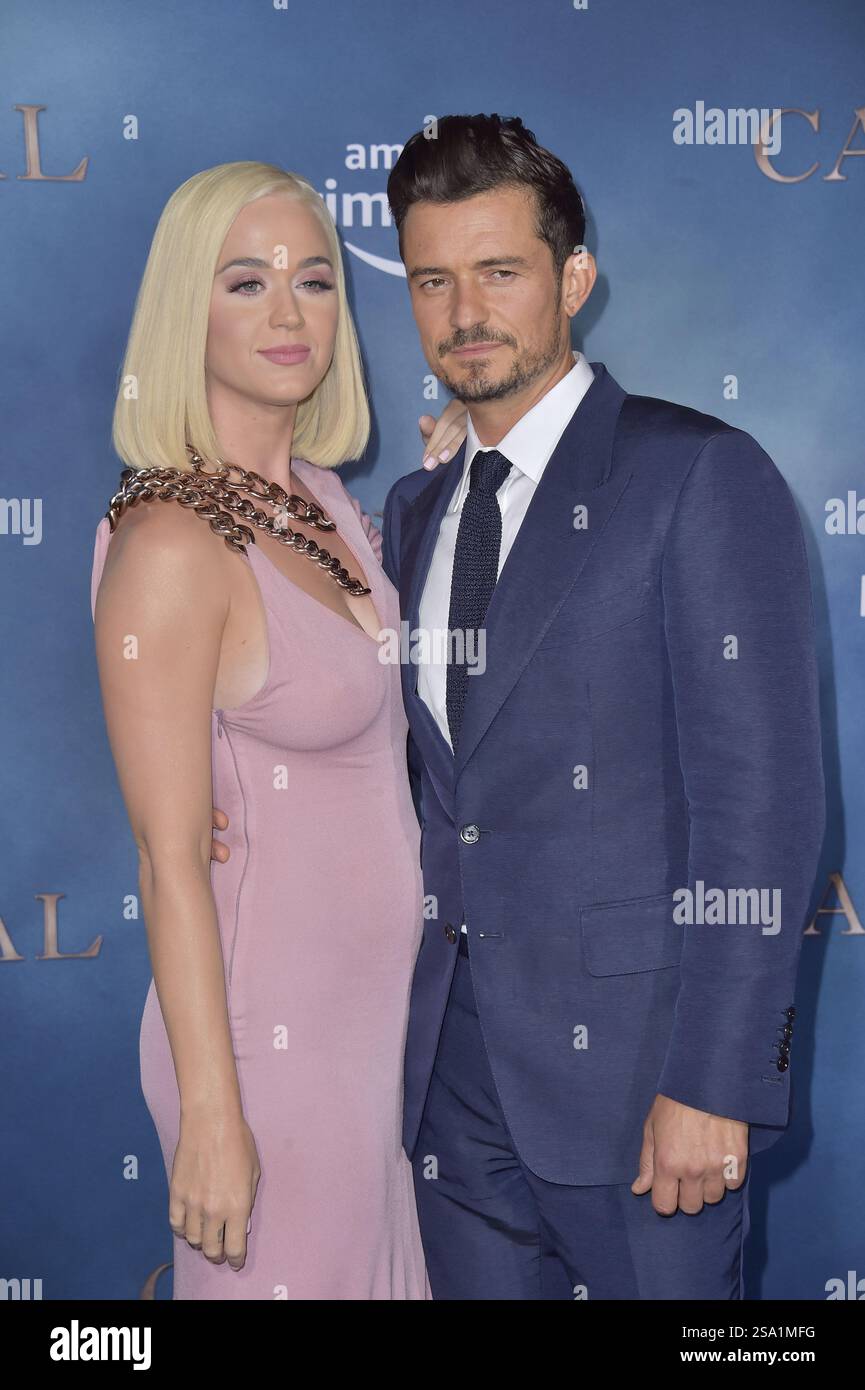 Katy Perry and Orlando Bloom at the LA Premiere of "Carnival Row", Los ...
