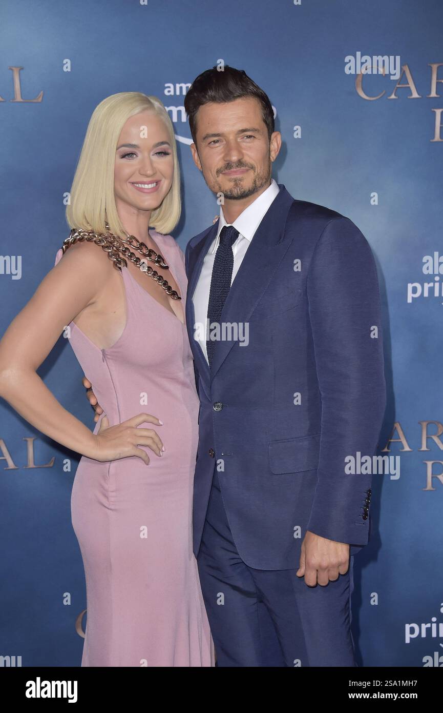 Katy Perry and Orlando Bloom at the LA Premiere of "Carnival Row", Los ...