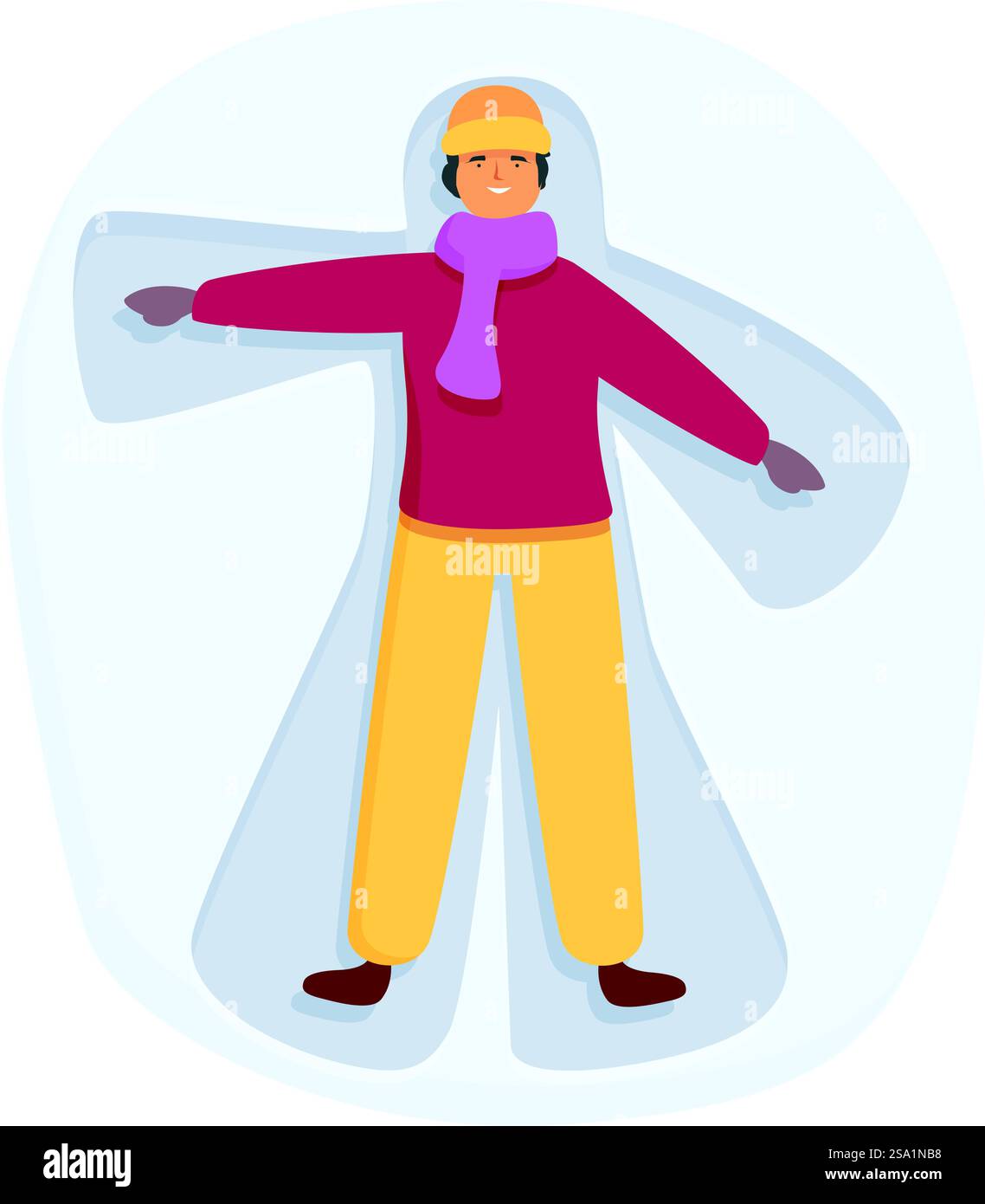 Playing winter outdoor icon cartoon vector. Santa play fun. Drawing ...