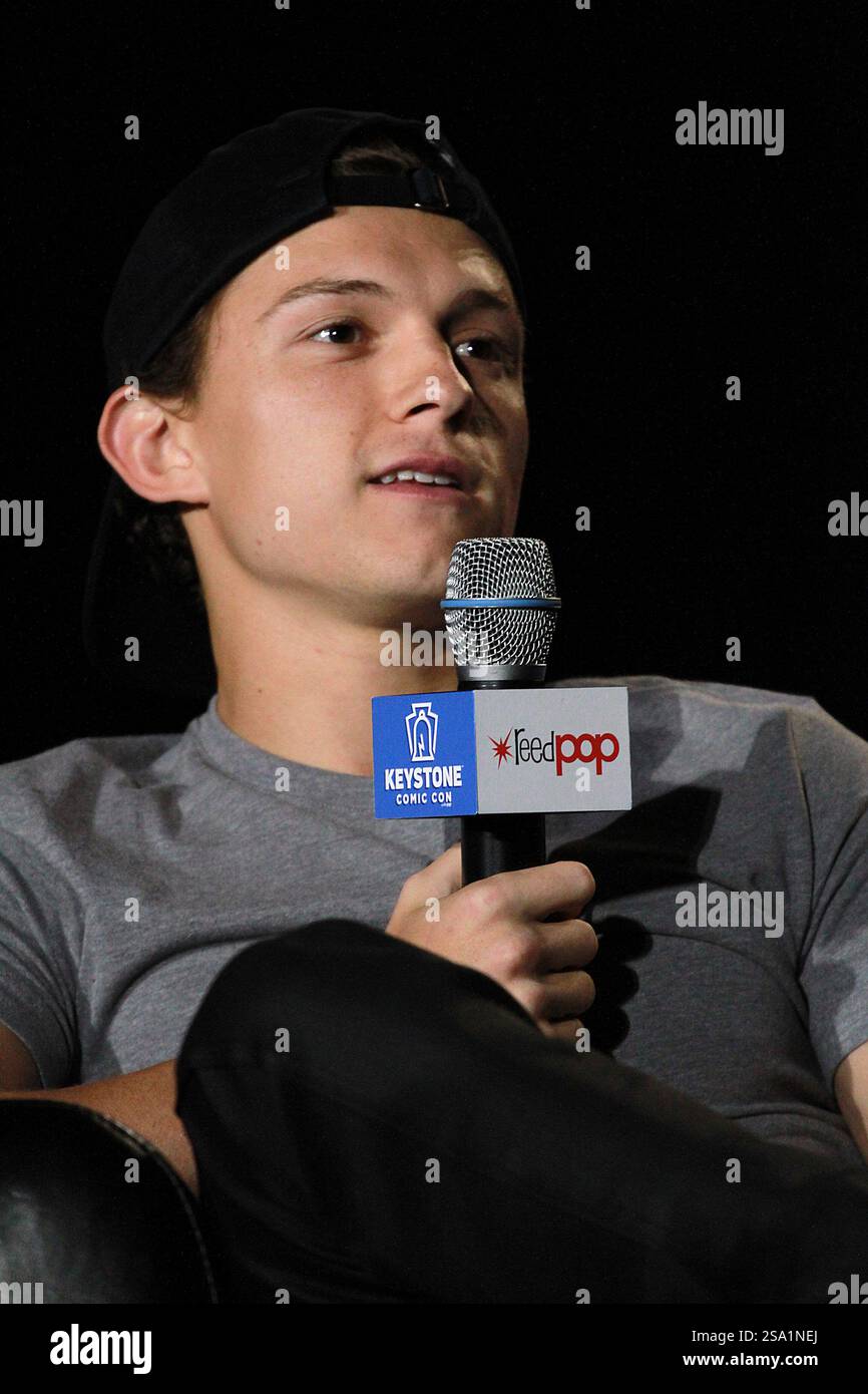 Actor Tom Holland made an appearance at the 2019 Keystone Comic Con at ...