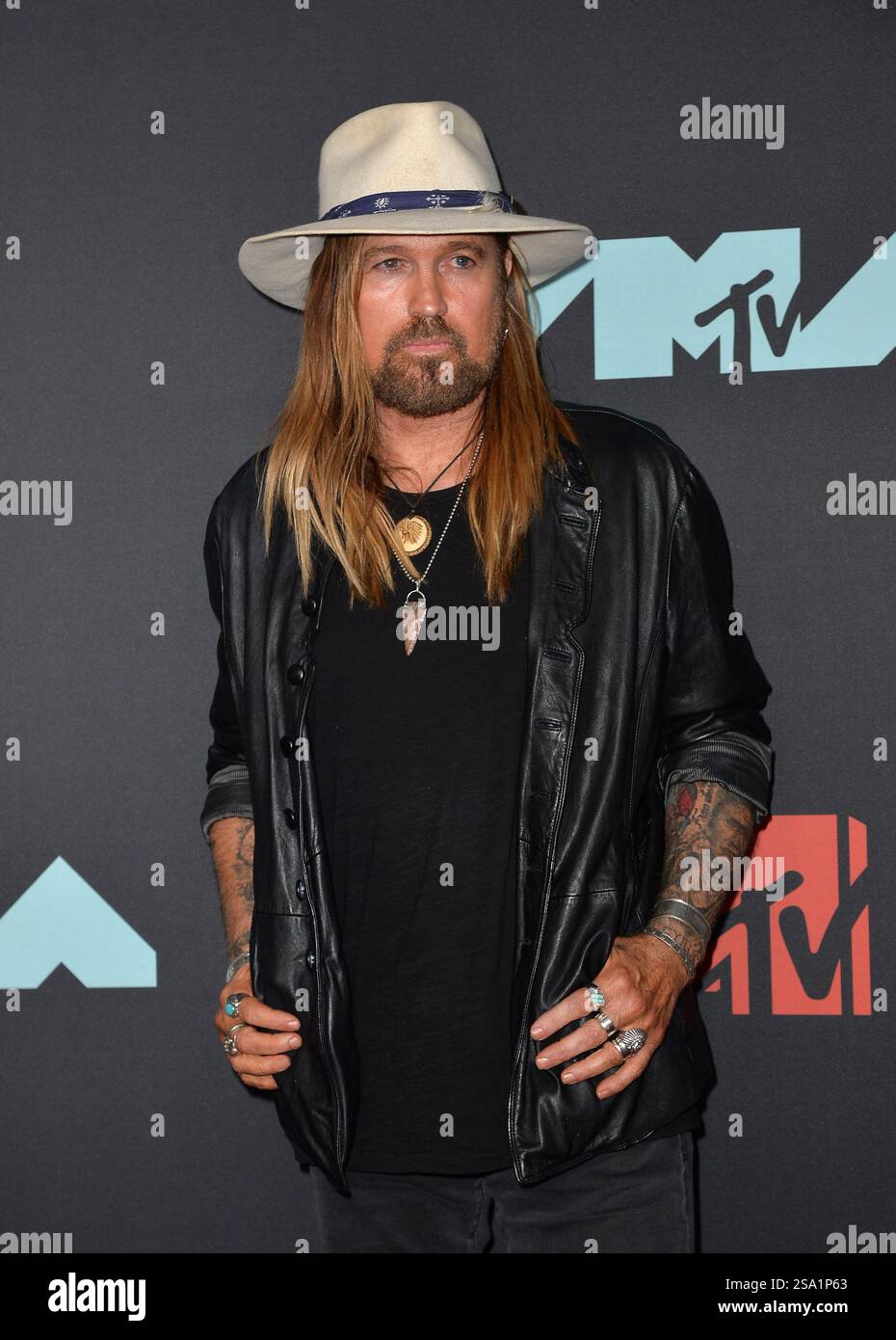 Billy Ray Cyrus arriving at the 2019 MTV Video Music Awards at the Prudential Center on August ...