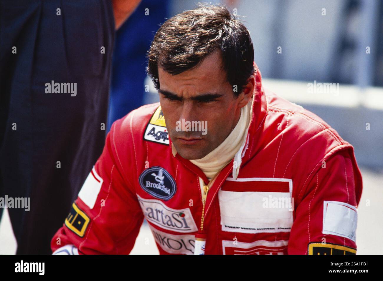 Racing driver Emanuele Pirro, portrait, Formula 1, Team BMS Scuderia ...