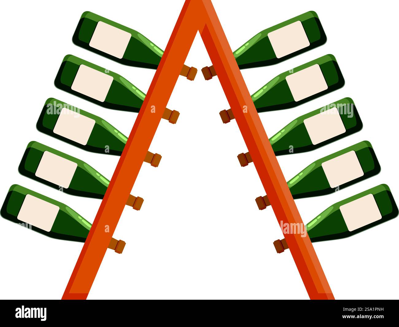 Wine bottles stack icon cartoon vector. Winemaker barrel alcohol ...