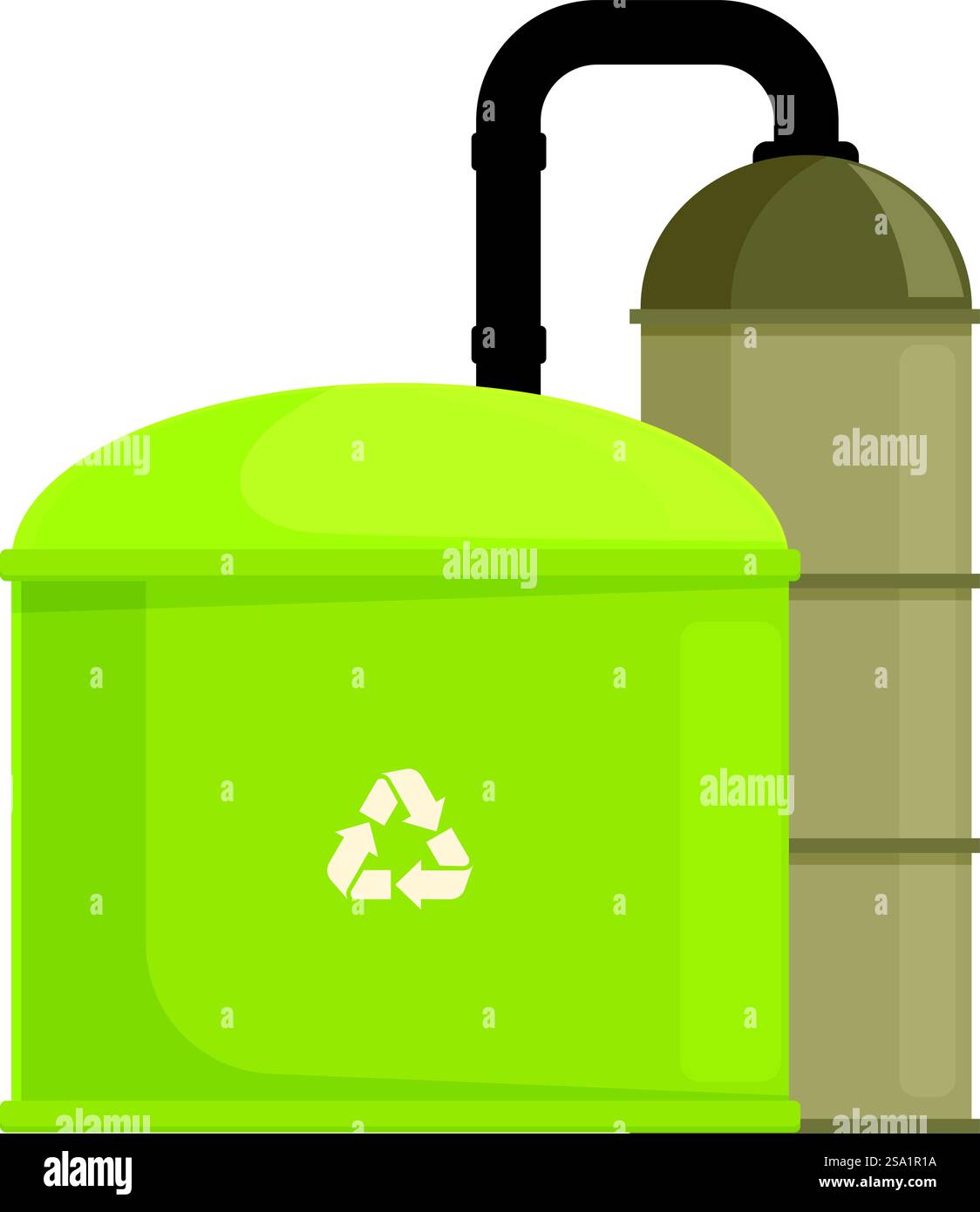 Organic bio plant icon cartoon vector. Waste power industry. Natural ...