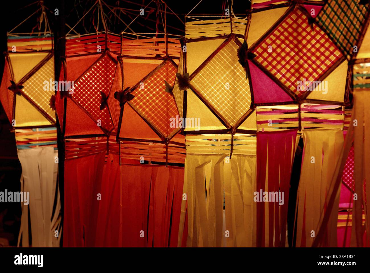 Colorful lantern for sale Diwali Festival of Light at Bombay Mumbai ...