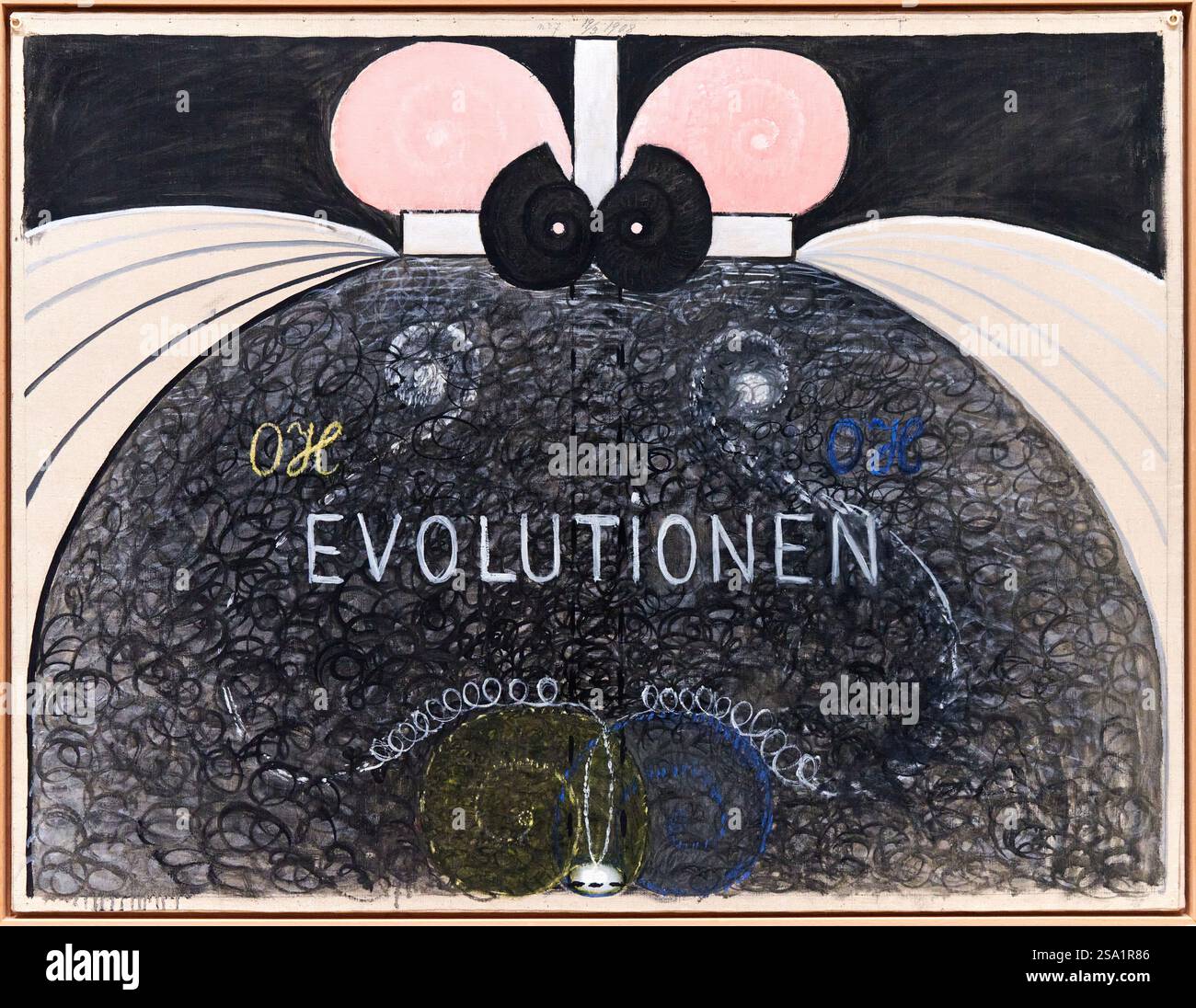 SERIE WUS / SJUSTJÄRNAN, The Seven-Pointed Star series, The Evolution, Group VI, 1908, Oil on ...