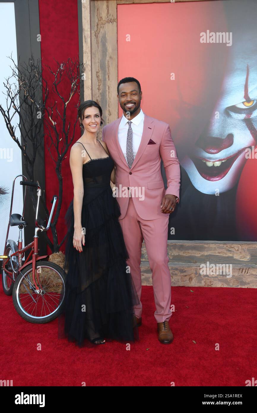 Lisa Mitchell and Isaiah Mustafa at the 'It Chapter Two' film premiere ...