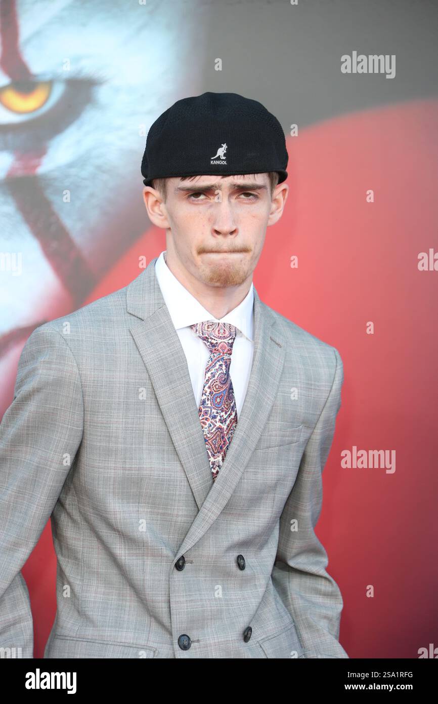 Logan Thompson at the 'It Chapter Two' film premiere, Arrivals, Regency ...