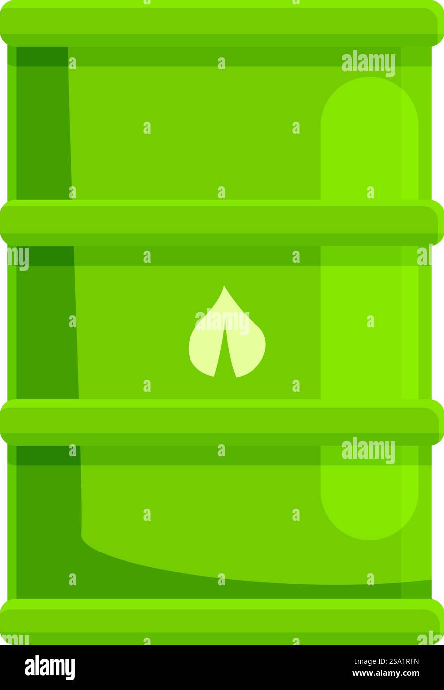 Biomass source plant icon cartoon vector. Refuse natural. Waste power ...