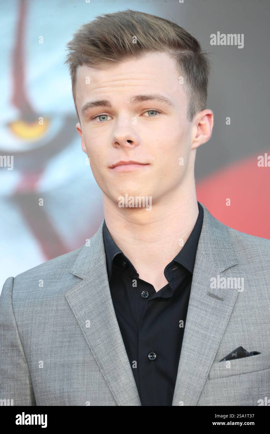 Nicholas Hamilton at the 'It Chapter Two' film premiere, Arrivals ...