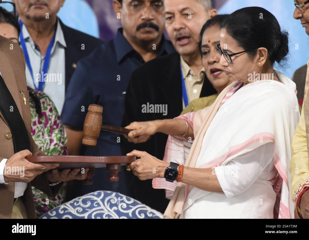 Kolkata, India. 28th Jan, 2025. Mamata Banerjee, Chief Minister of West ...