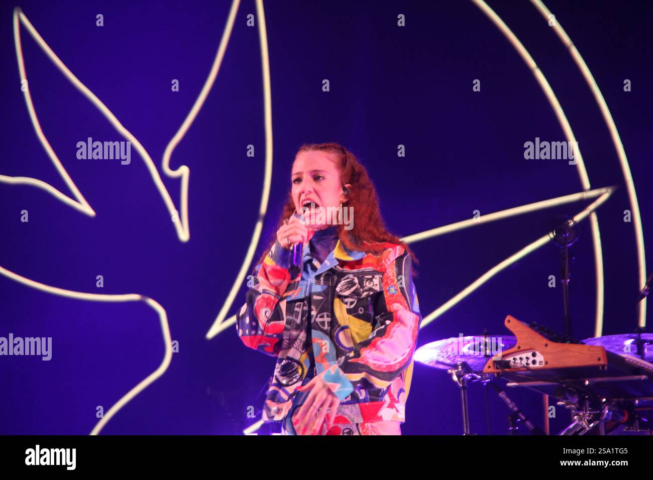 Jess Glynne Performing Live during The Big Feastival, Kingham ...
