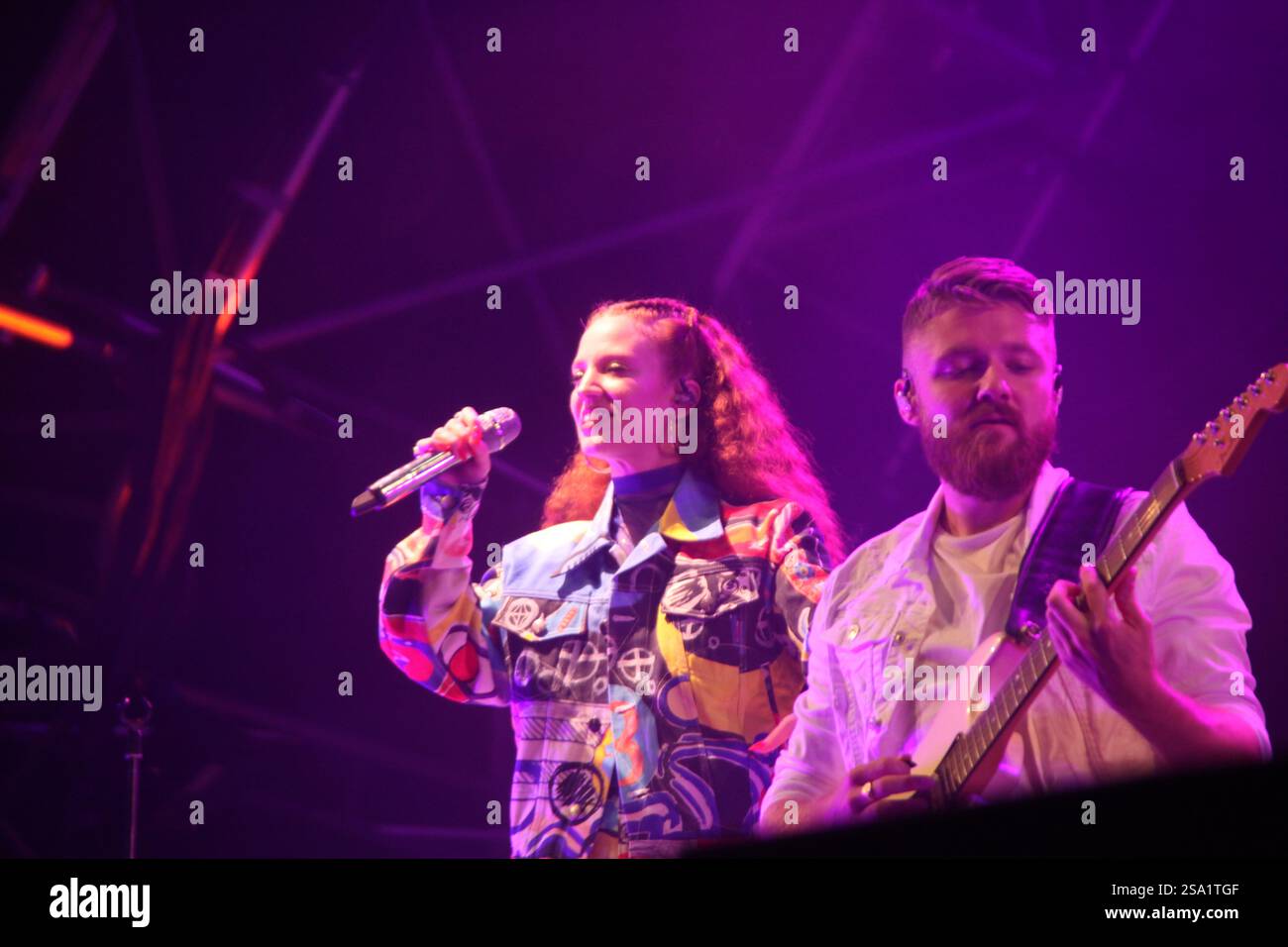 Jess Glynne Performing Live during The Big Feastival, Kingham ...