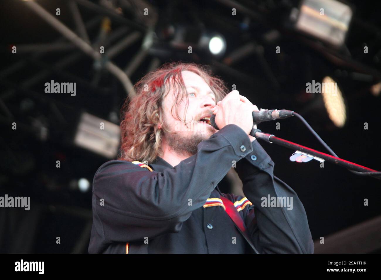 The Zutons Performing Live during The Big Feastival, Kingham ...