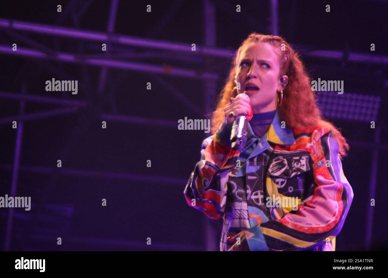 Jess Glynne Performing Live during The Big Feastival, Kingham ...