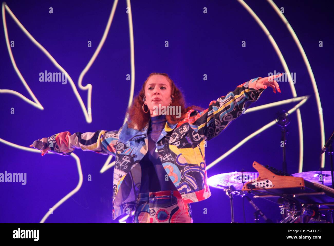Jess Glynne Performing Live during The Big Feastival, Kingham ...