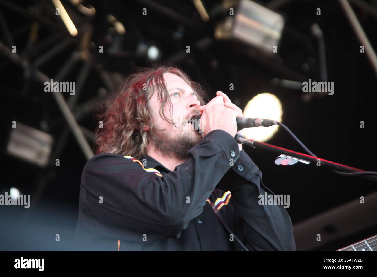 The Zutons Performing Live during The Big Feastival, Kingham ...