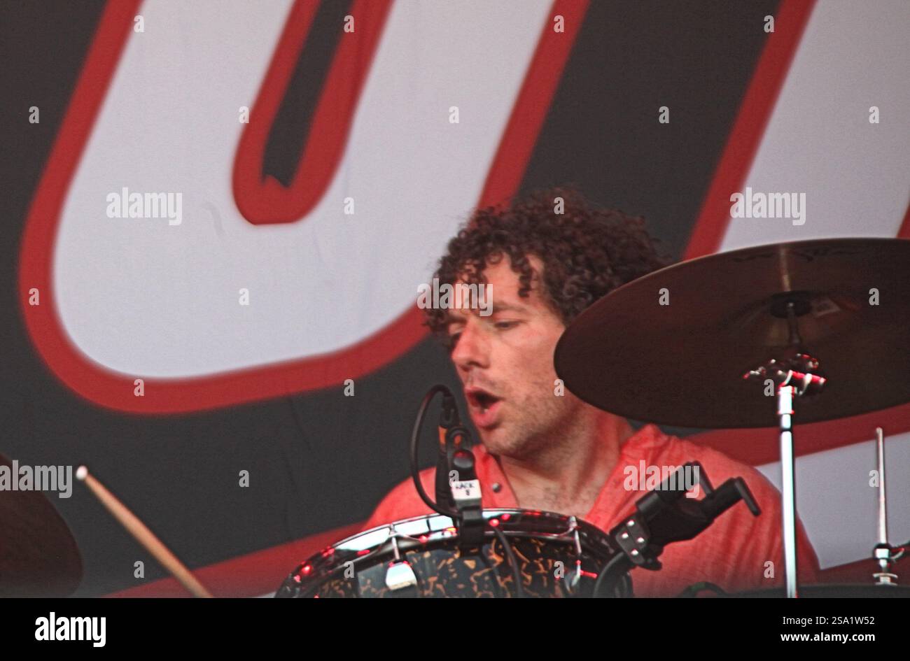 The Zutons Performing Live during The Big Feastival, Kingham ...