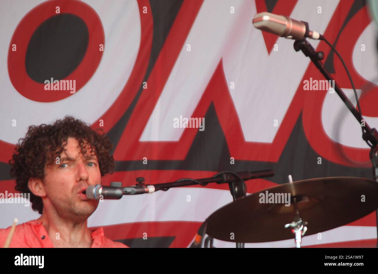 The Zutons Performing Live during The Big Feastival, Kingham ...