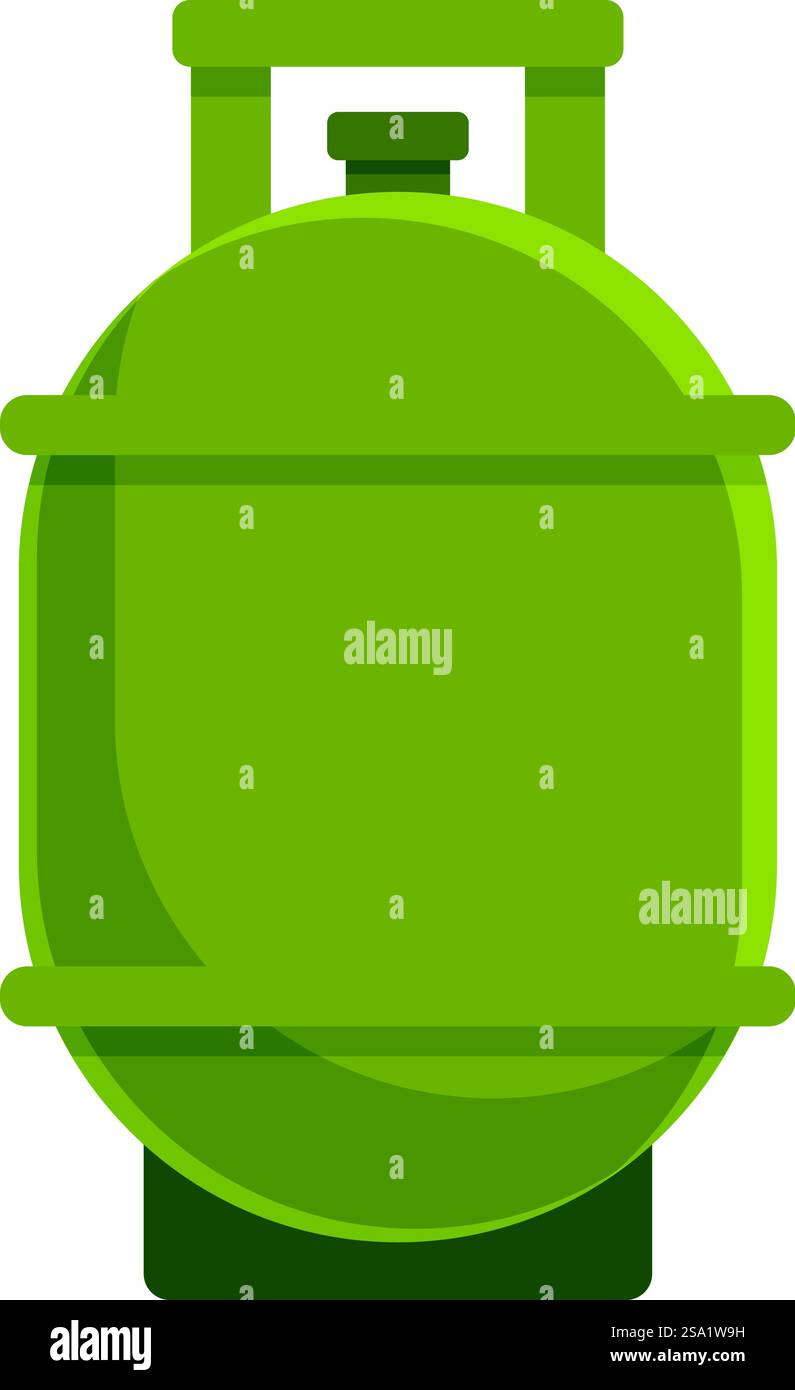 Biogas tank icon cartoon vector. Home bio energy. Biofuel natural gas ...