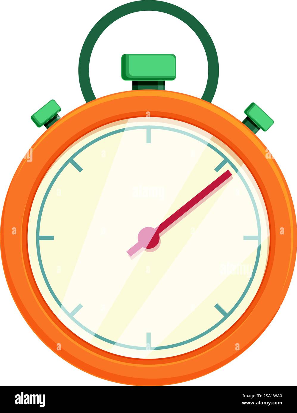 Runner stopwatch icon cartoon vector. Race counter step. Item success ...