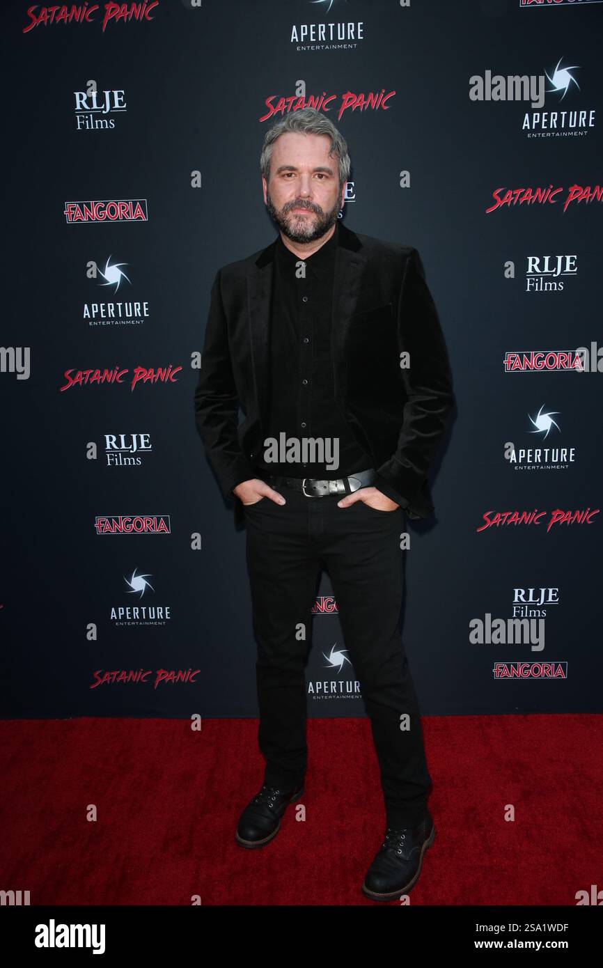 A. J. Bowen at the 'Satanic Panic' film premiere, Los Angeles, USA ...