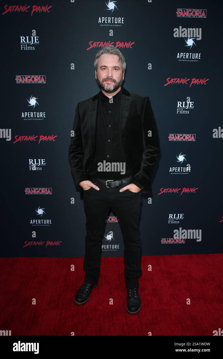 A. J. Bowen at the 'Satanic Panic' film premiere, Los Angeles, USA ...