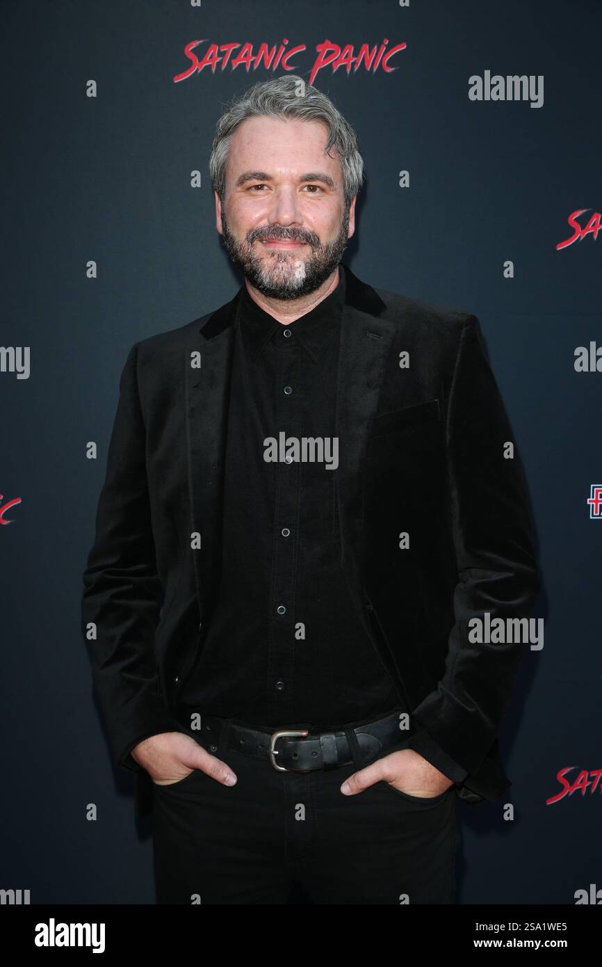 A. J. Bowen at the 'Satanic Panic' film premiere, Los Angeles, USA ...