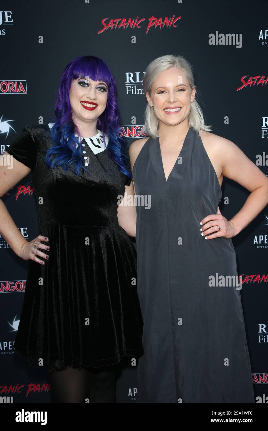 Chelsea Stardust and Amanda Presmyk at the 'Satanic Panic' film ...