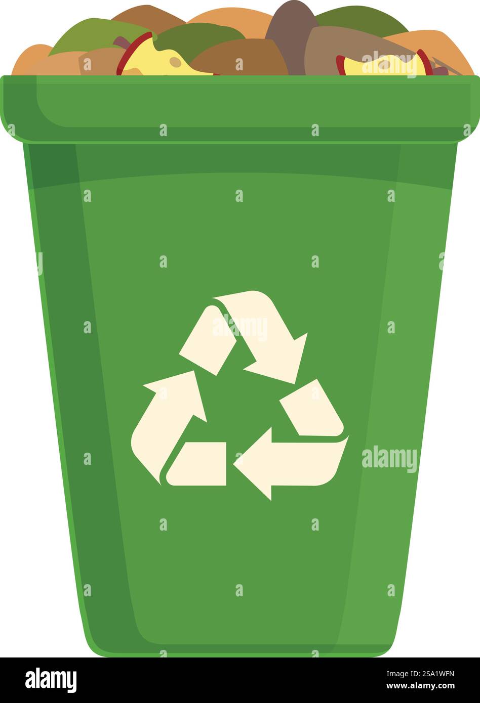Waste eco box icon cartoon vector. Bio mass energy fuel. Plant gas ...