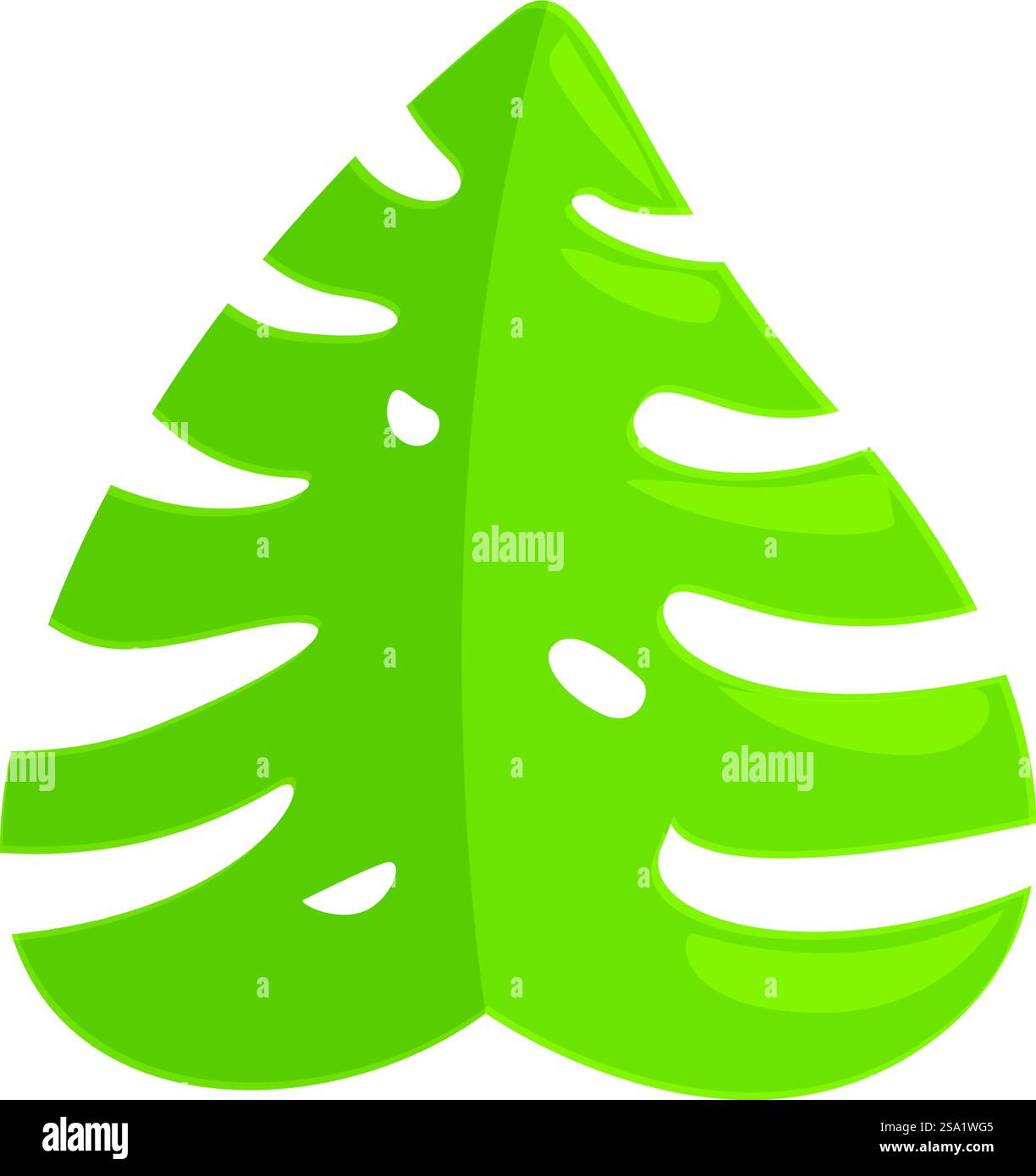 Monstera leaf icon cartoon vector. Travel nature asia. Nature asia trip ...