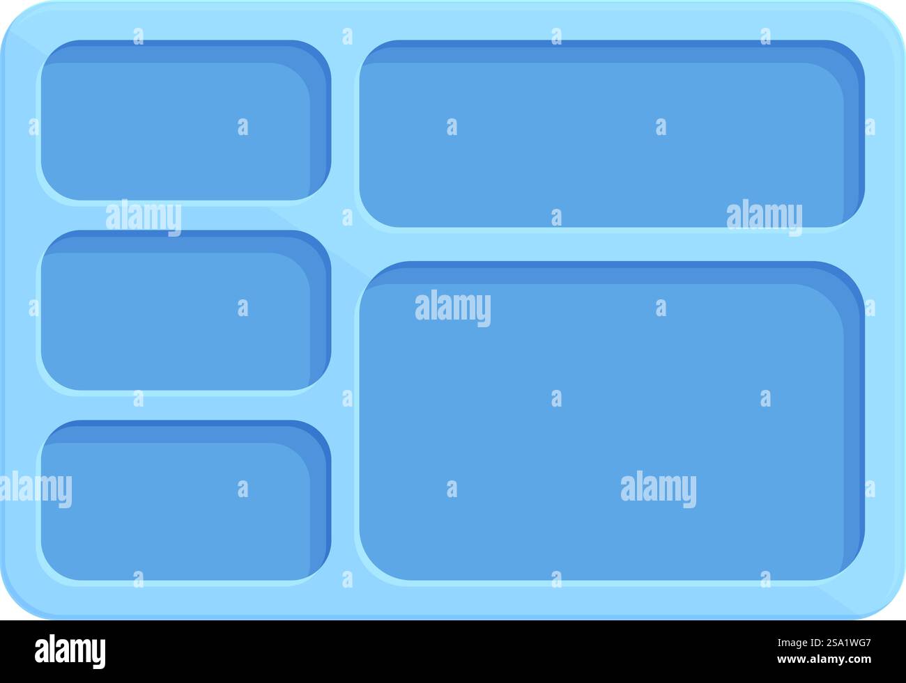 Catering tray icon cartoon vector. Empty plate nutrition. Menu chef ...