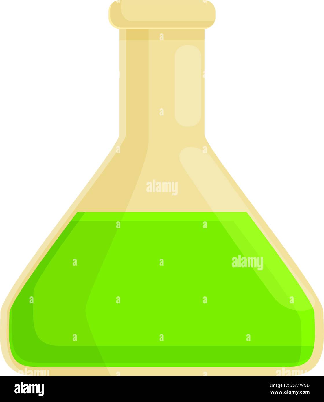 Biogas flask icon cartoon vector. Green energy bio. Plant nature ...