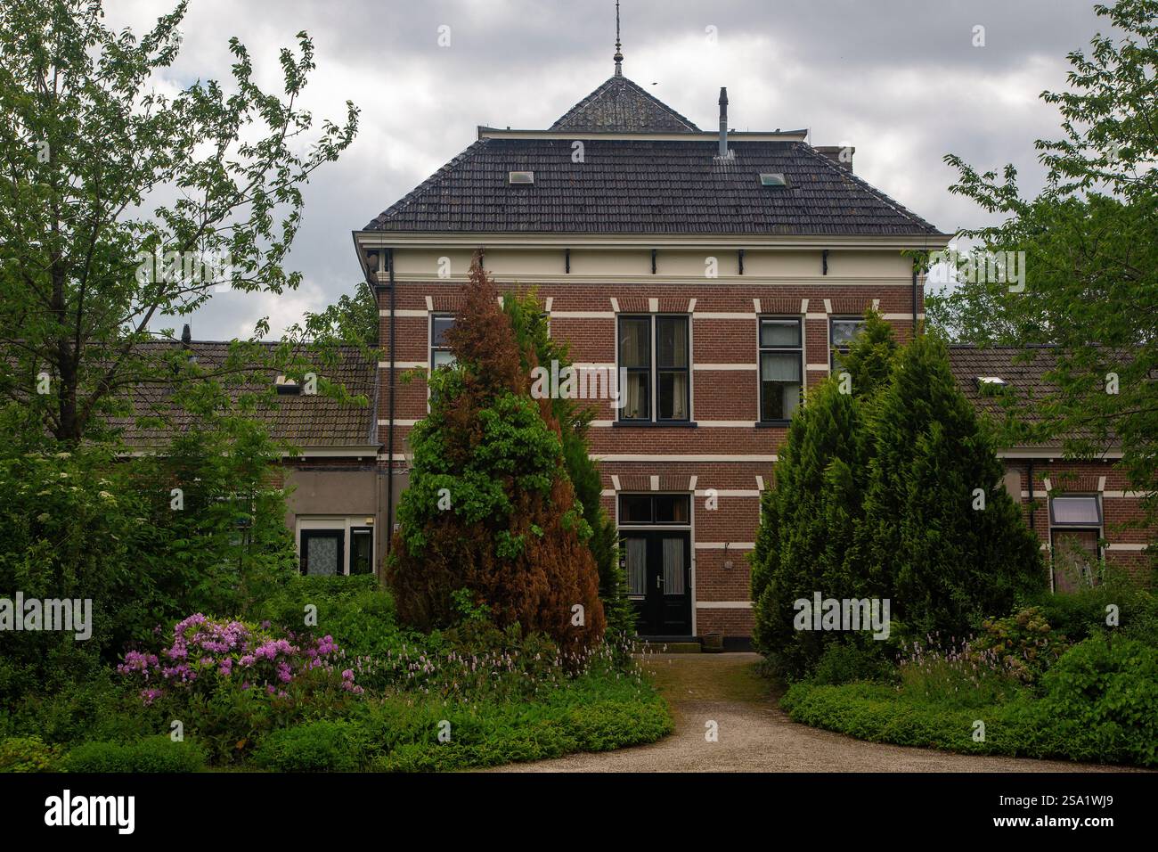 Back side gable of monumental building Coopersburg built for poor ...