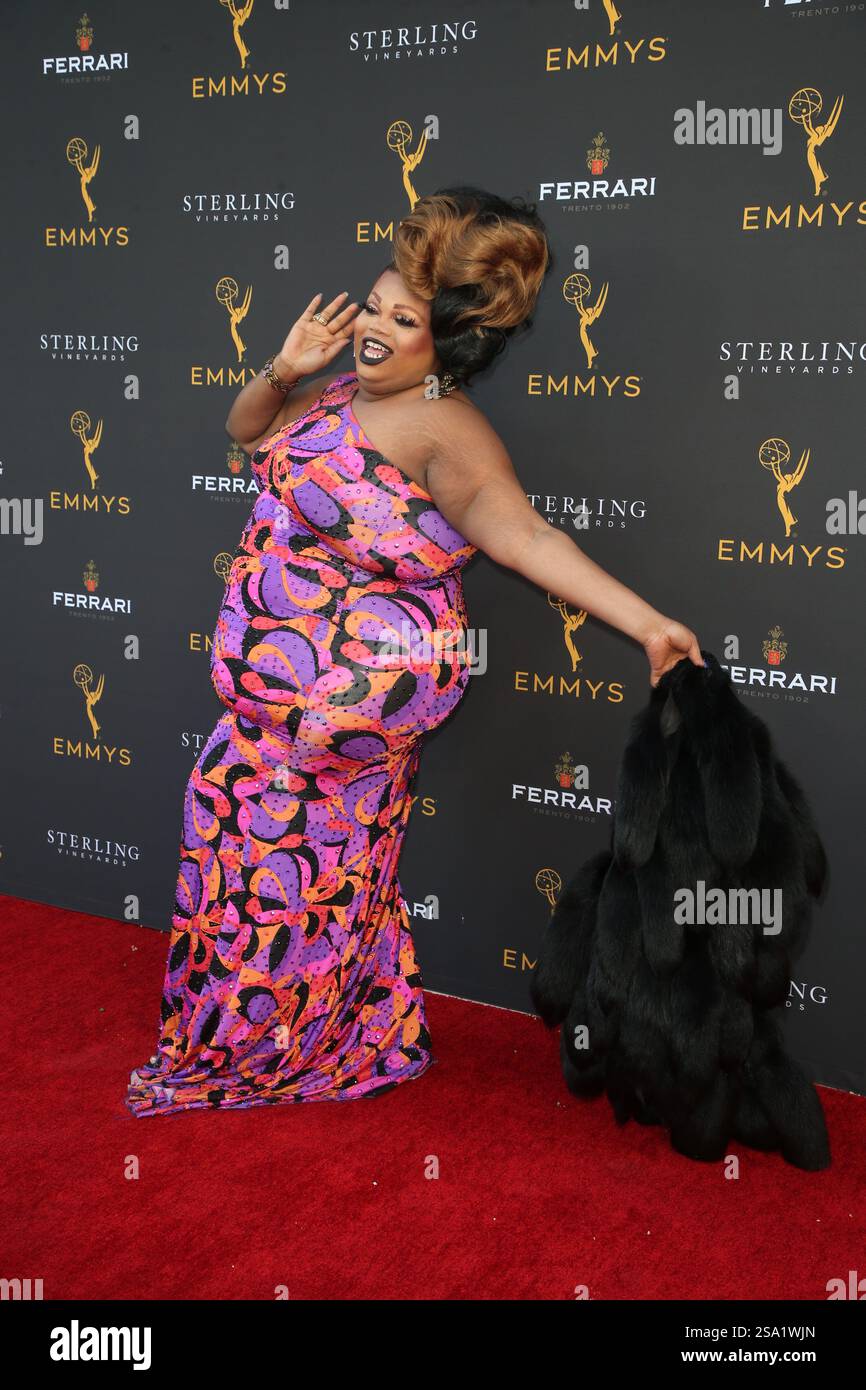 US drag queen Silky Nutmeg Ganache at the 2019 Performer Peer Group ...