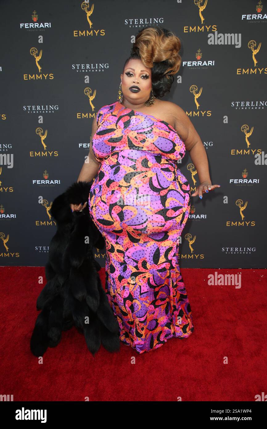 US drag queen Silky Nutmeg Ganache at the 2019 Performer Peer Group ...