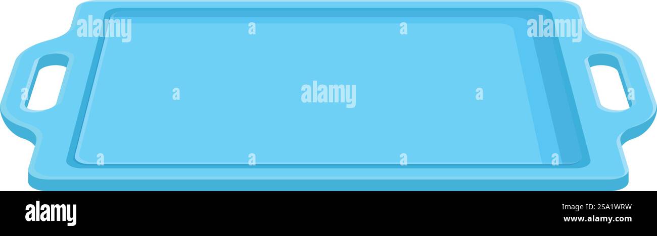 Menu food tray icon cartoon vector. Meal container catering. Carry dish ...