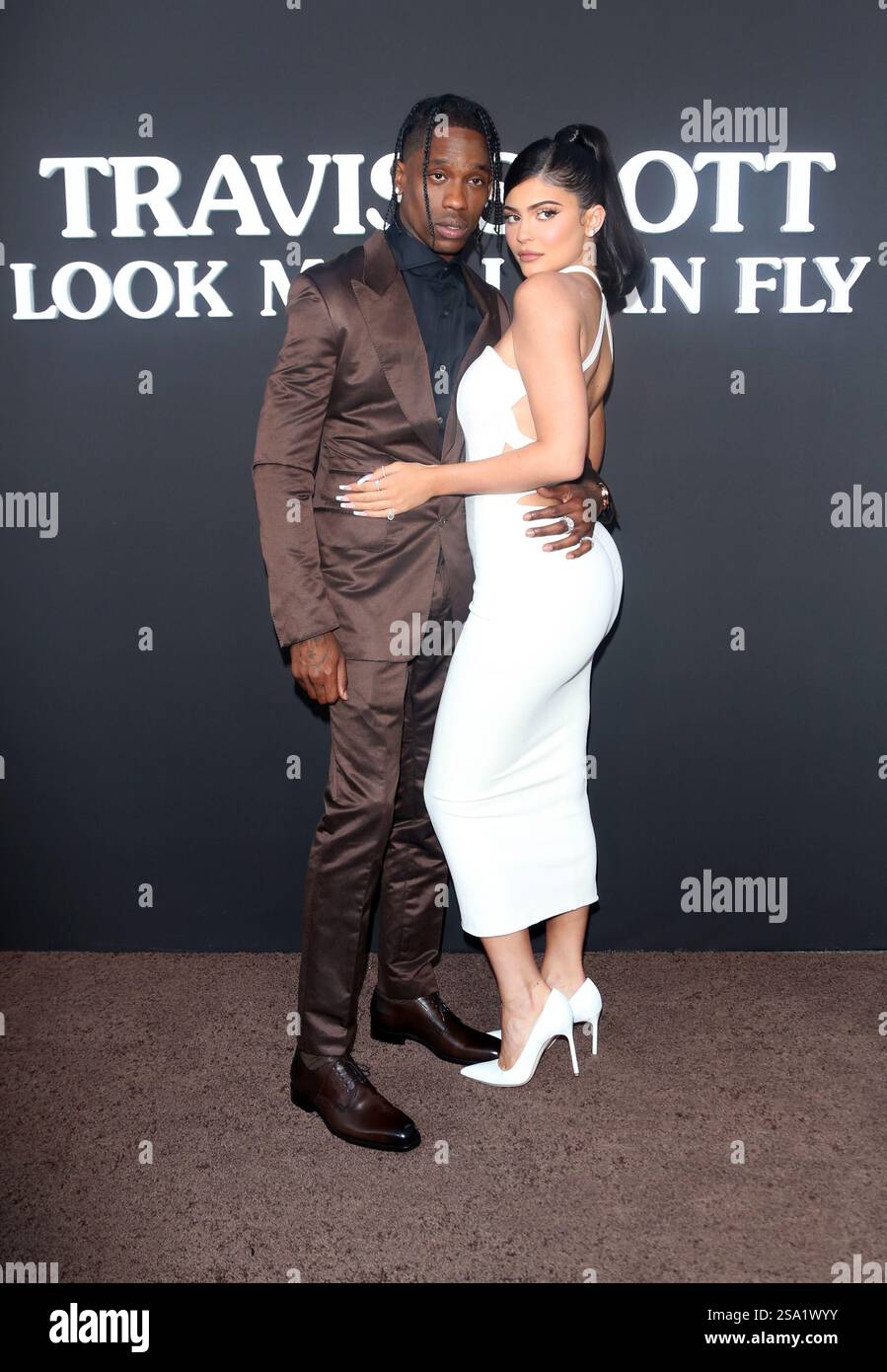 Travis Scott and Kylie Jenner at the Premiere of Netflix' Travis Scott ...