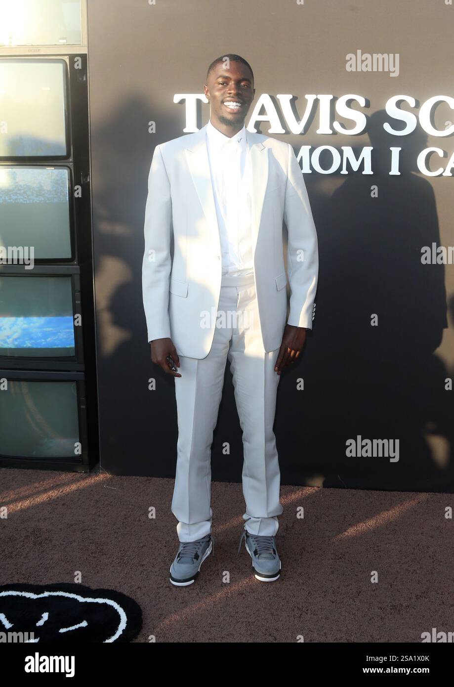 Sheck Wes at the Premiere of Netflix' Travis Scott: Look Mom I Can Fly ...