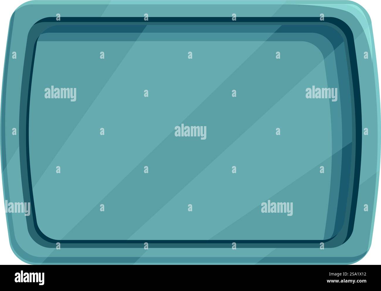 Restaurant tray icon cartoon vector. Catering container. Cuisine ...