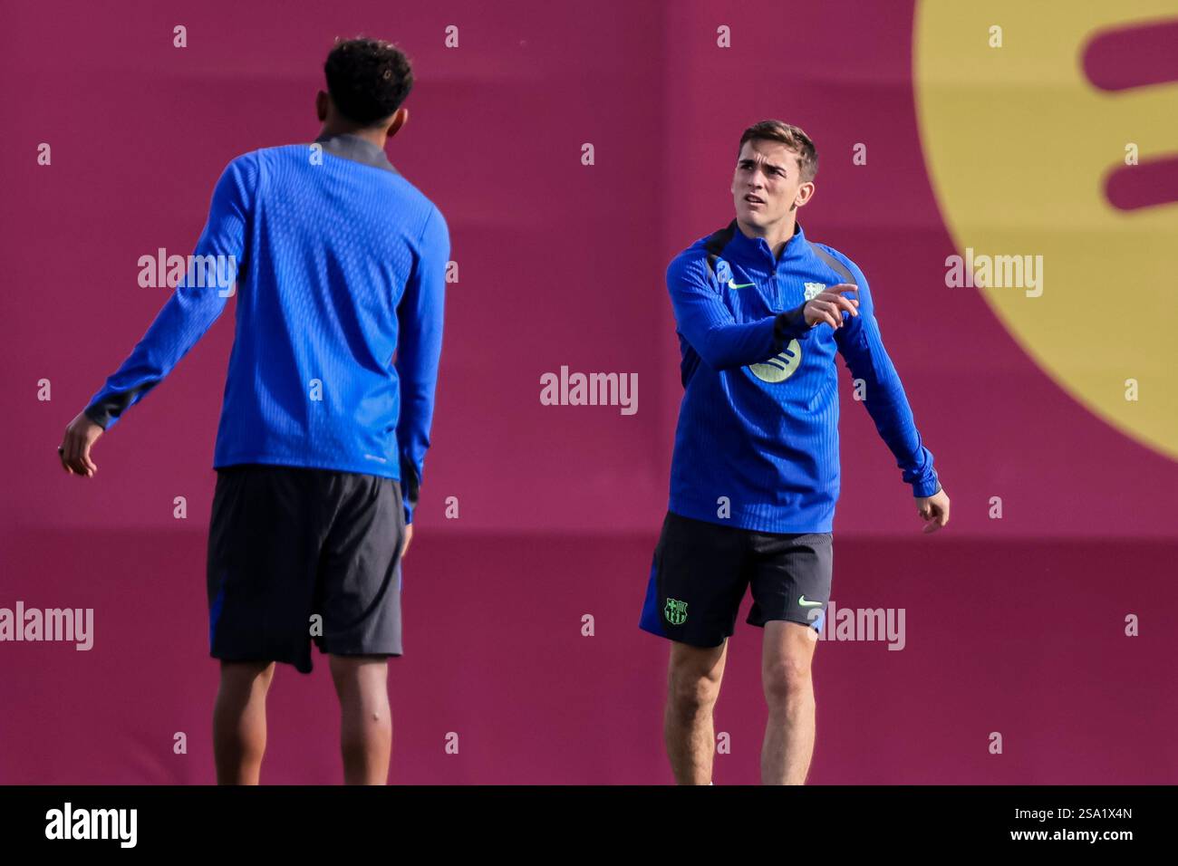 Pablo Martin Gavira Gavi during the training day of FC Barcelona ahead ...