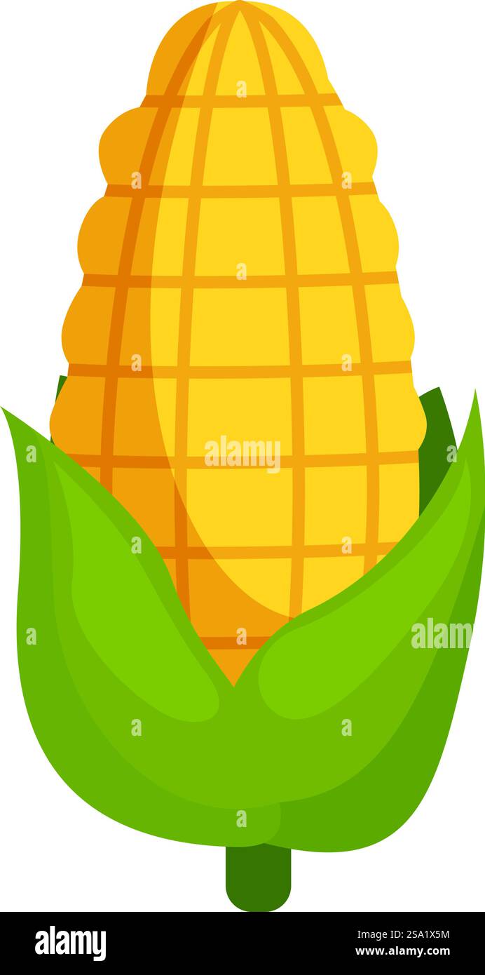 Corn bio energy icon cartoon vector. Bio plant corn nature. Industry ...