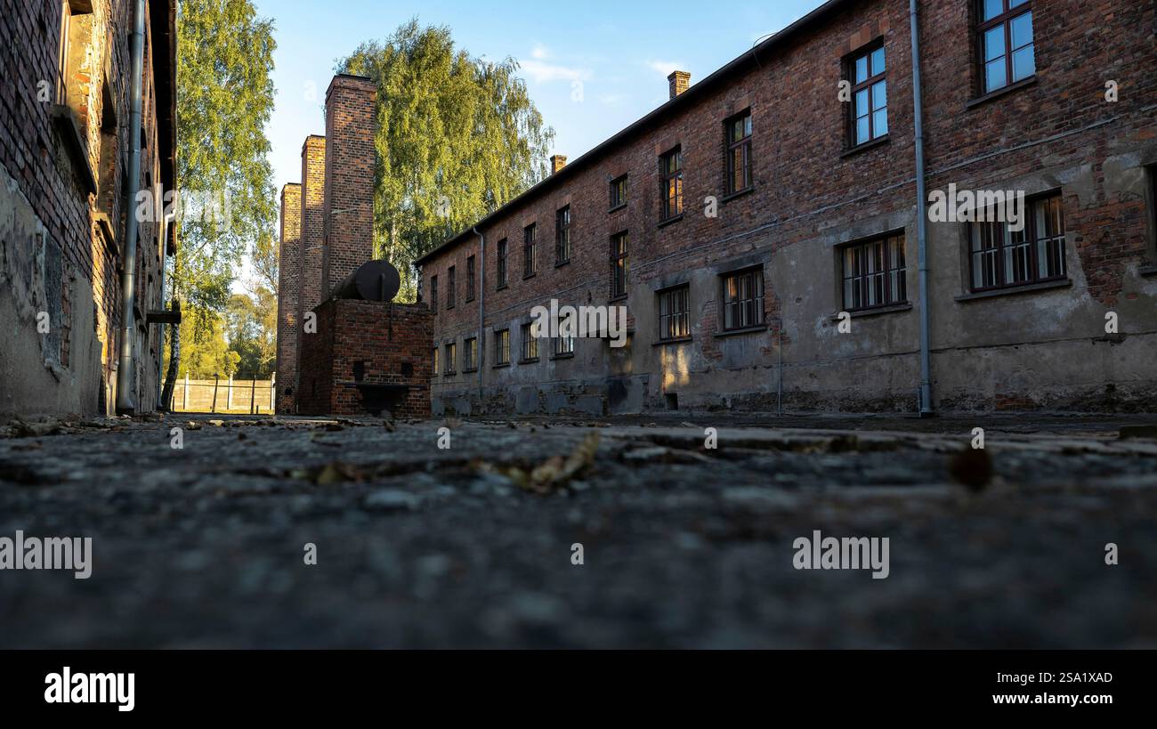 27.01.2025, Fotos der Gedenkstätte Auschwitz zum 80. Jahrestag der ...