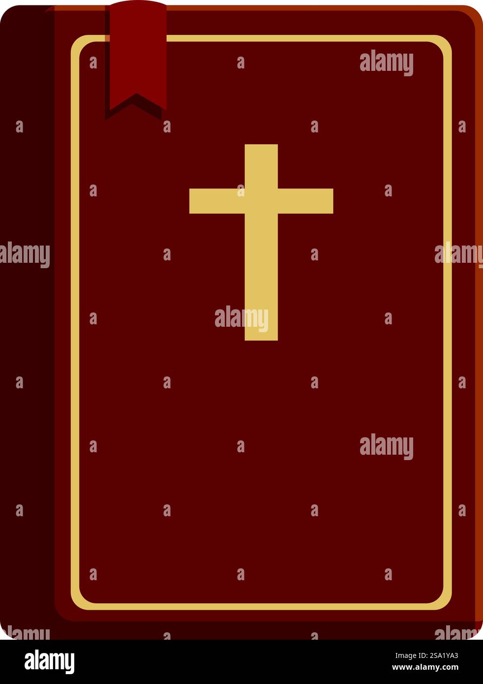 Holy book icon cartoon vector. Happy celebration. Good bible design ...