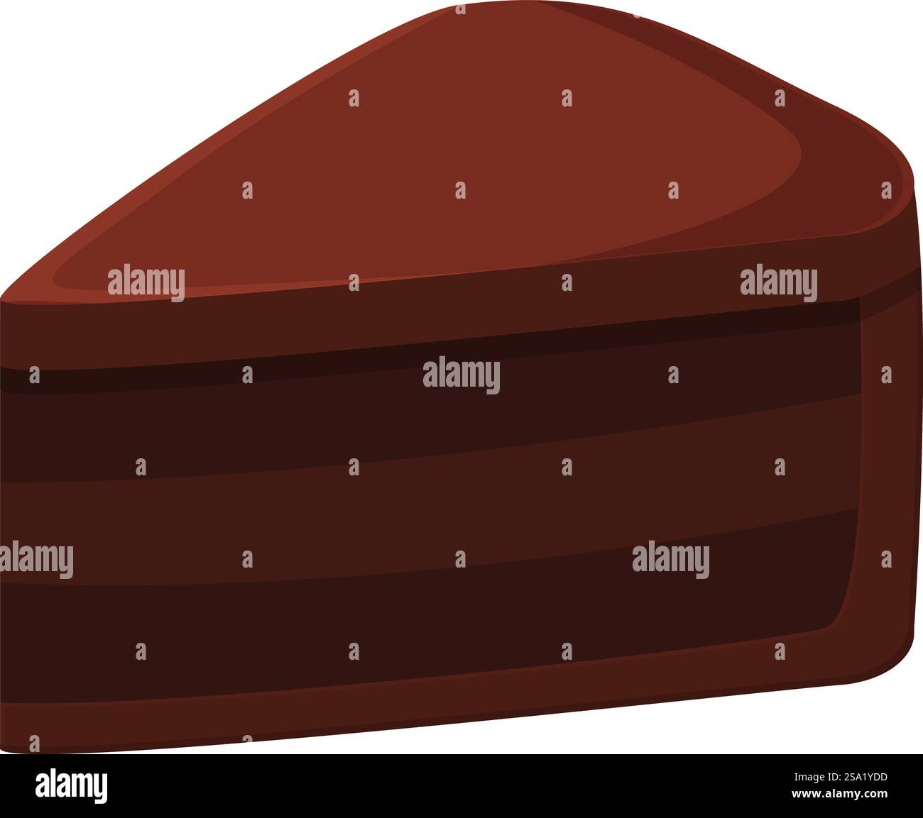 Chocolate piece cake icon cartoon vector. Comic holiday. Food party dessert. Chocolate piece ...